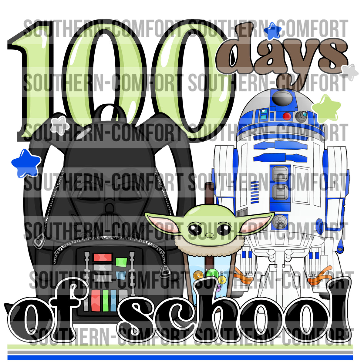100 days of school |PNG| – southerncomfortgraphics