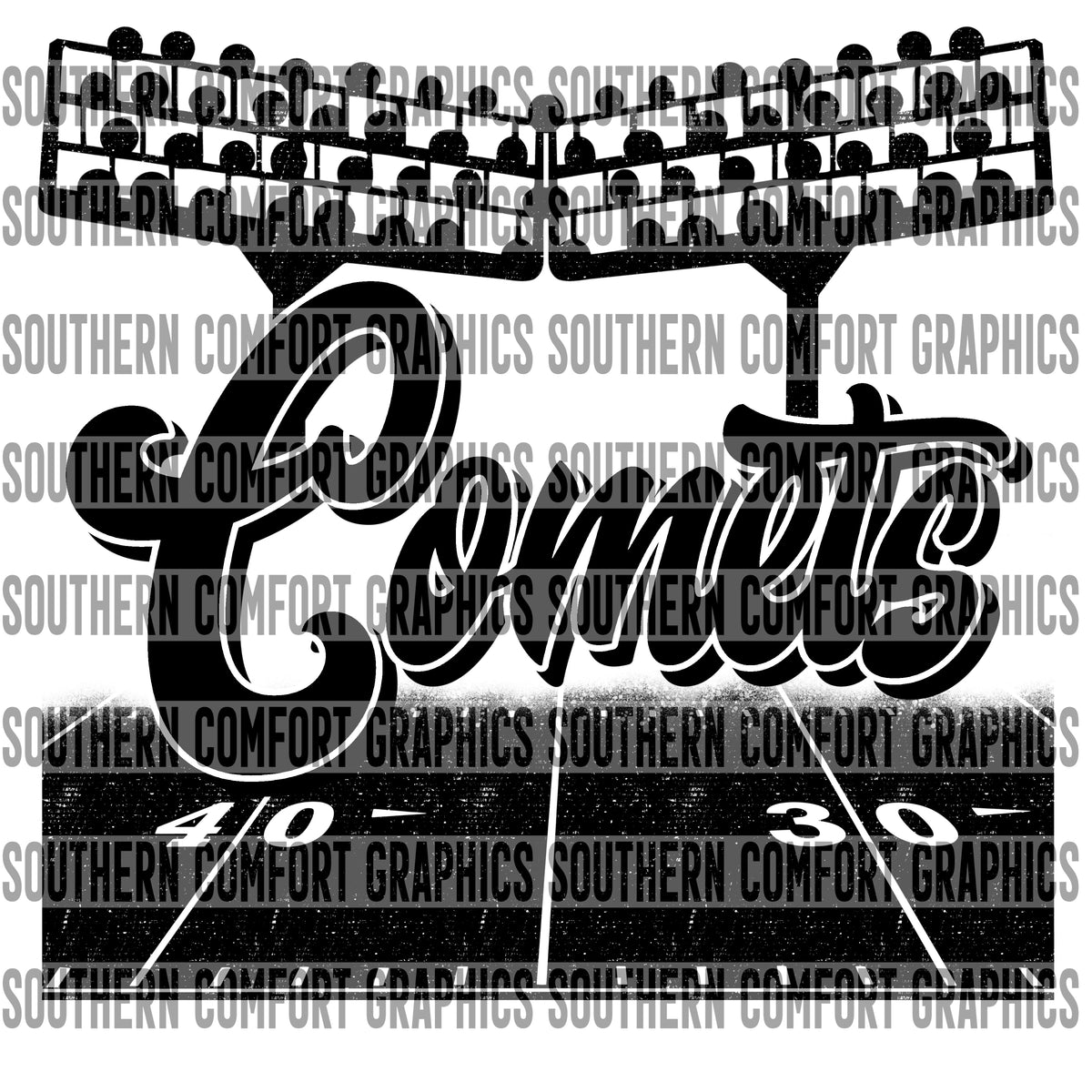 Comets Stadium Lights PNG – southerncomfortgraphics