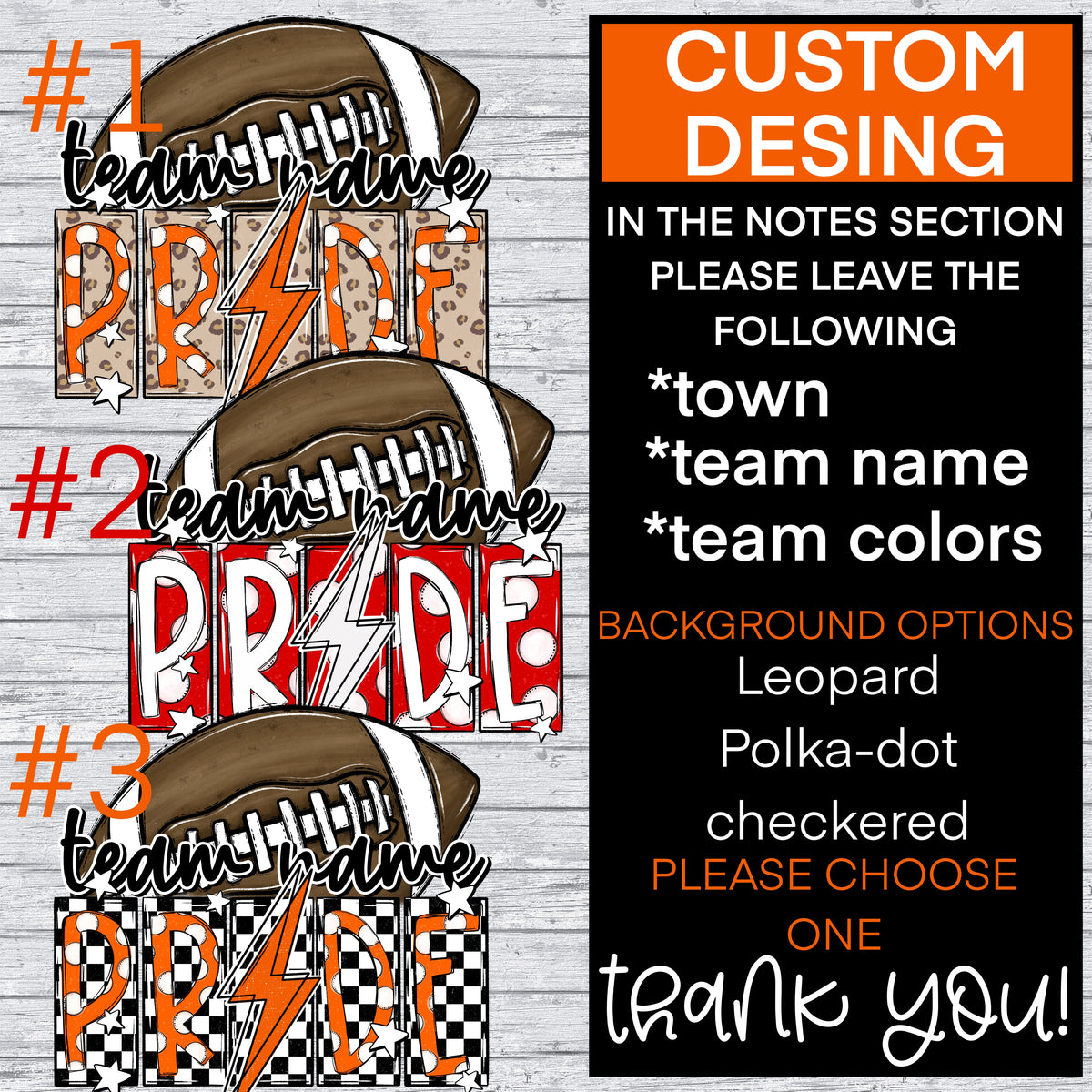 Custom Football Pride PNG – southerncomfortgraphics