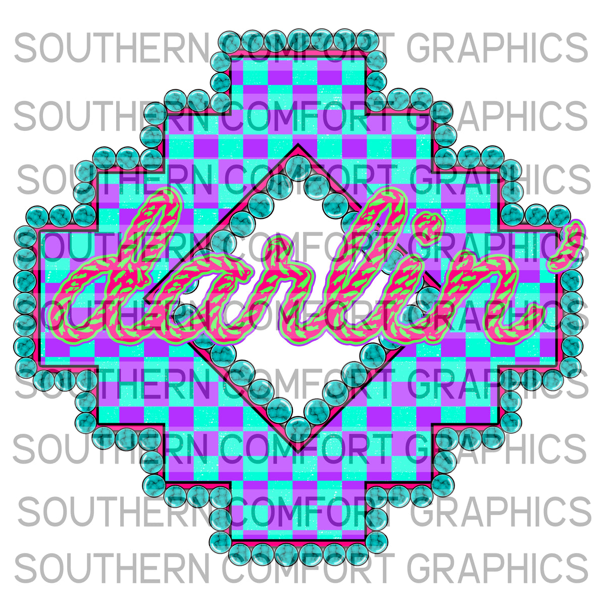 Darlin' |PNG| – southerncomfortgraphics