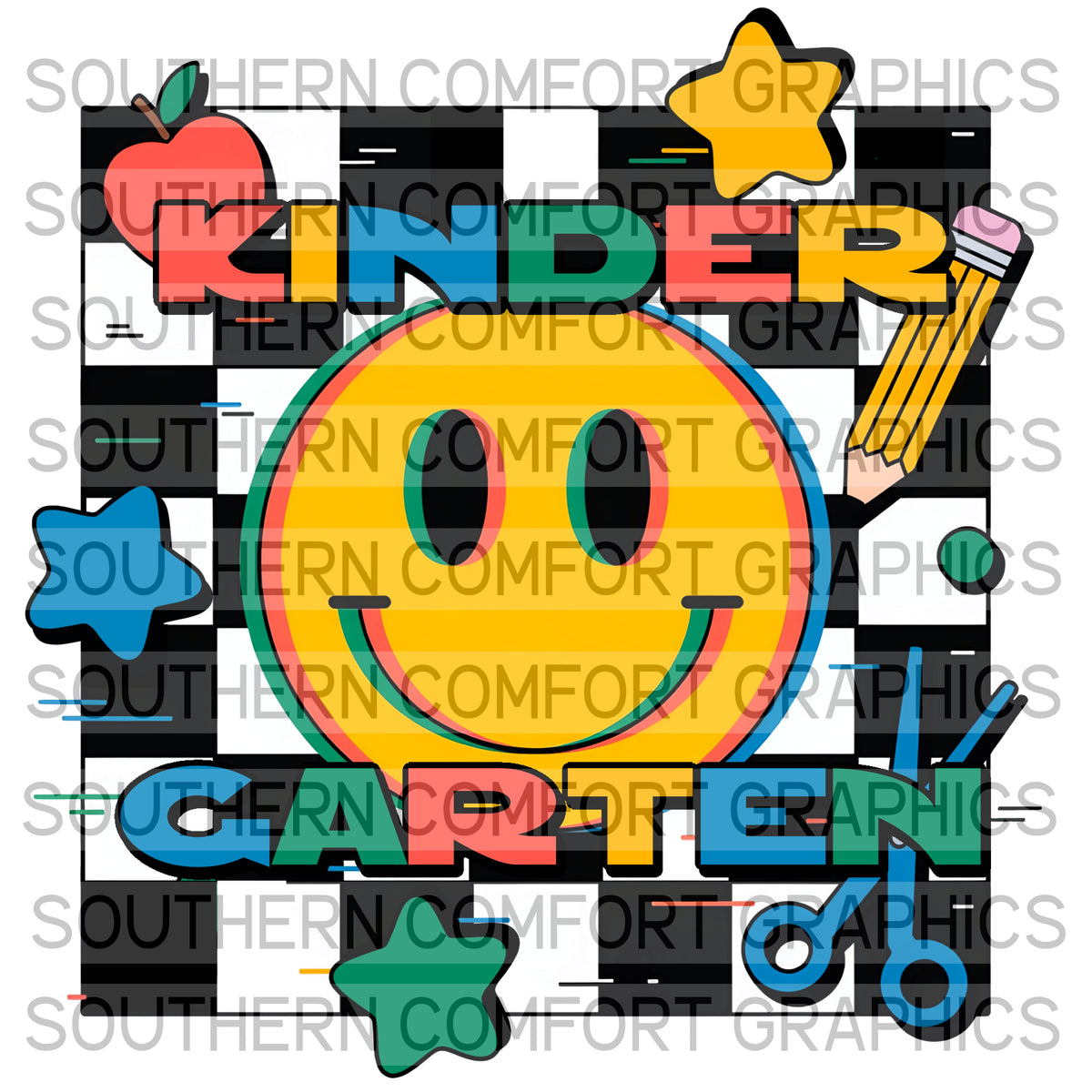 Smiley Face Kindergarten |PNG| – southerncomfortgraphics