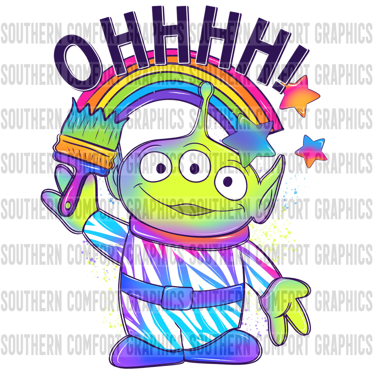 Lisa Frank Inspired Characters Collab – southerncomfortgraphics